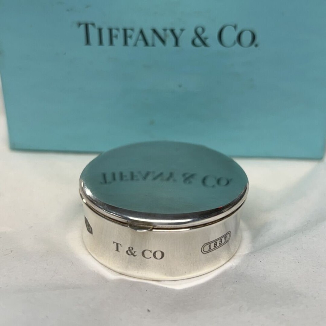 Tiffany & Co RARE Silver 1837 Circle Round Pill Box Container Case - Etsy