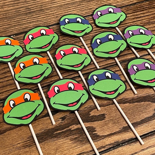 TMNT Party Prop Teenage Mutant Nina Turtles Cut Out Birthday - Etsy