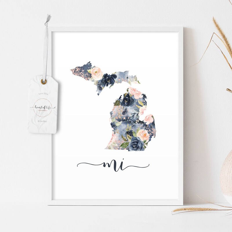 Michigan Decor - Etsy