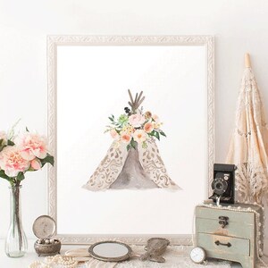 Printable Art Tee Pee Printable Art Aztec Tribal Printable - Etsy