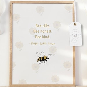 Be Silly Be Honest Be Kind Printable – Whimsical Wall Art Quote for ...