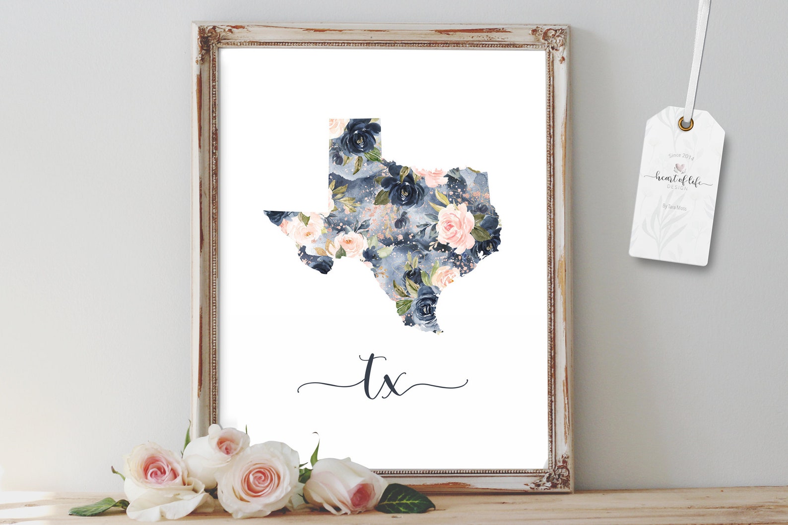 Texas Printable Digital Download Art Print Texas Print for | Etsy