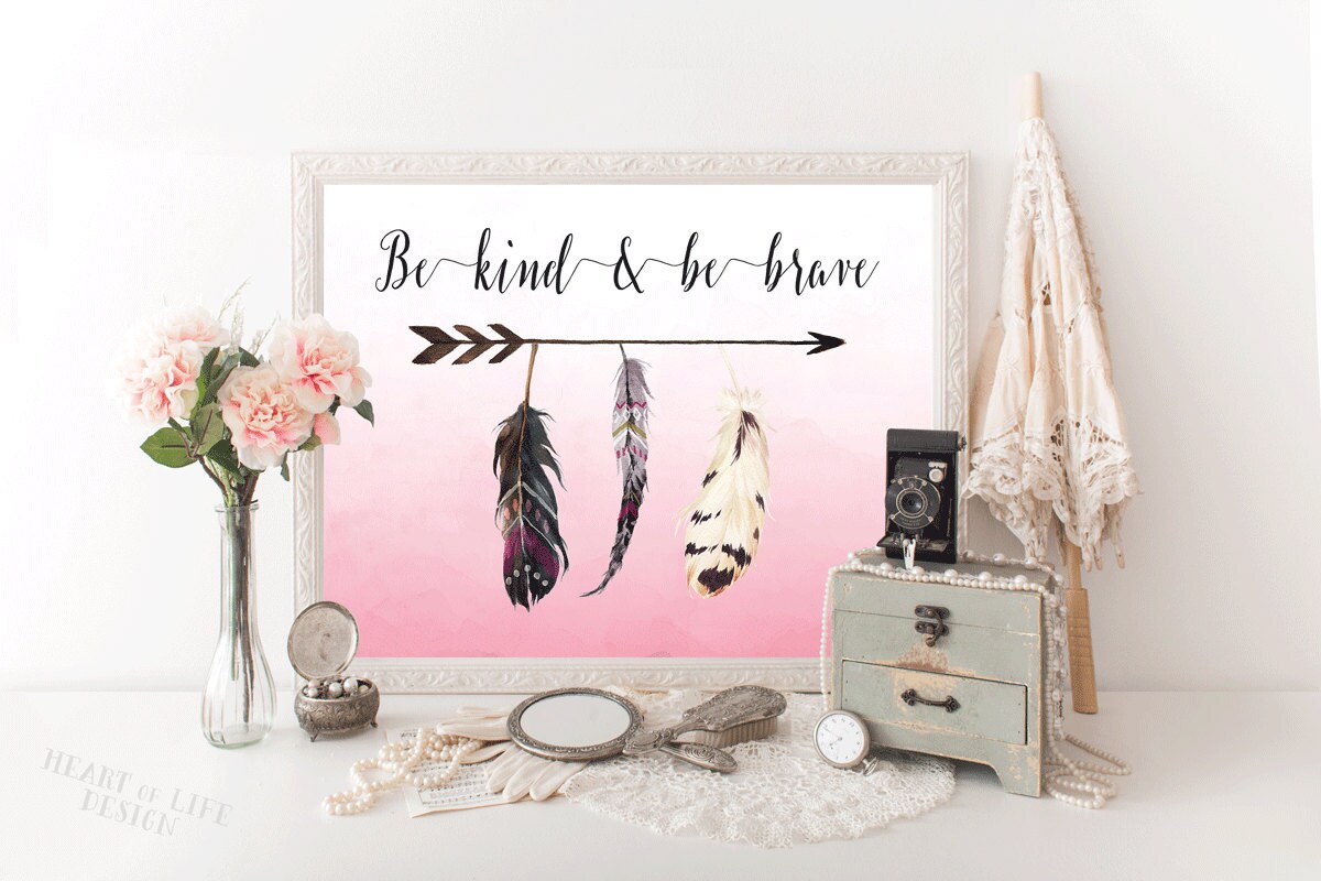 Printable Art Be Kind Printable Art Tribal Print Tribal Art - Etsy