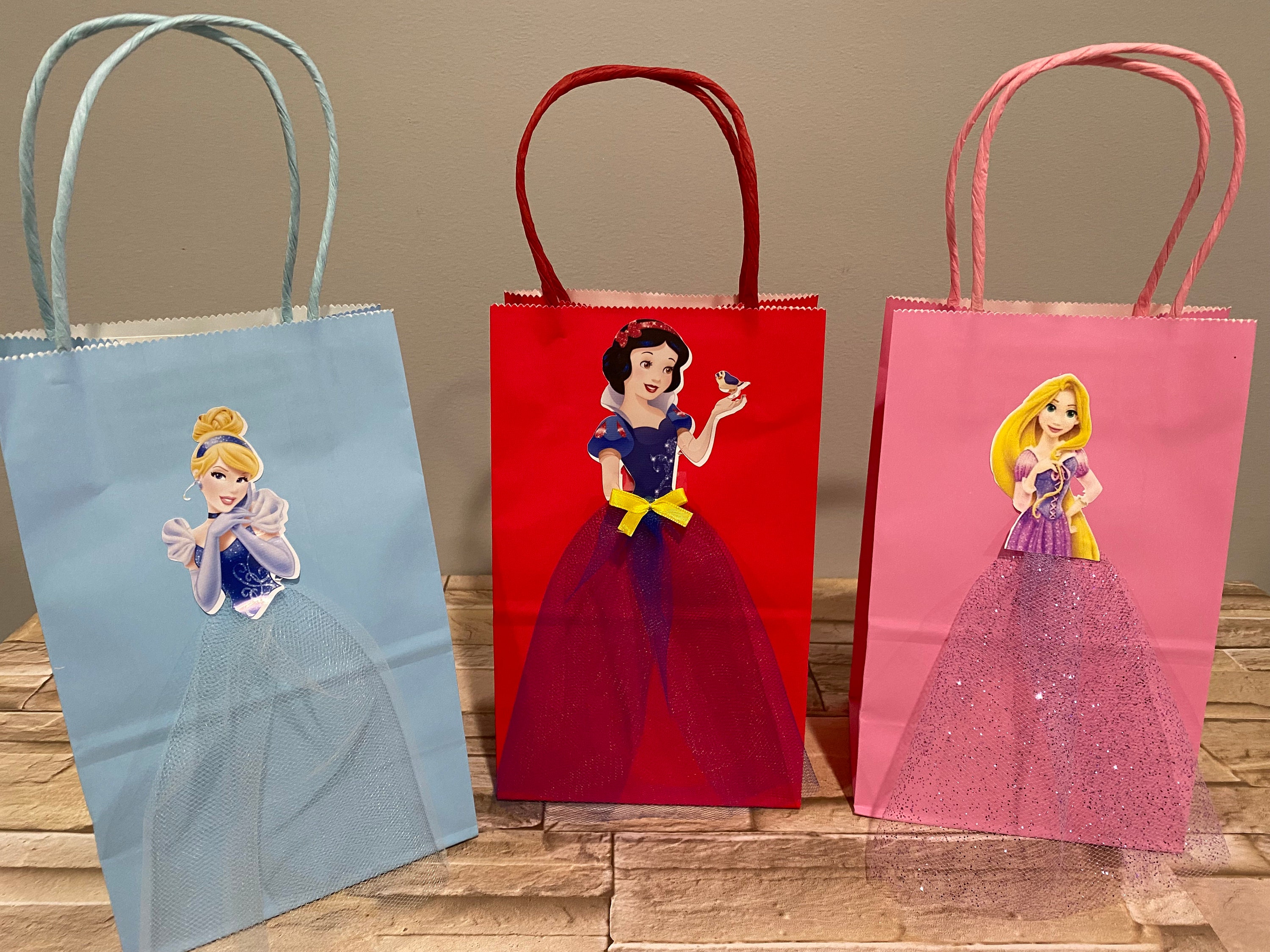 Princess Party Favor Bag Princess Paper Bag Princess Paper - Etsy Australia