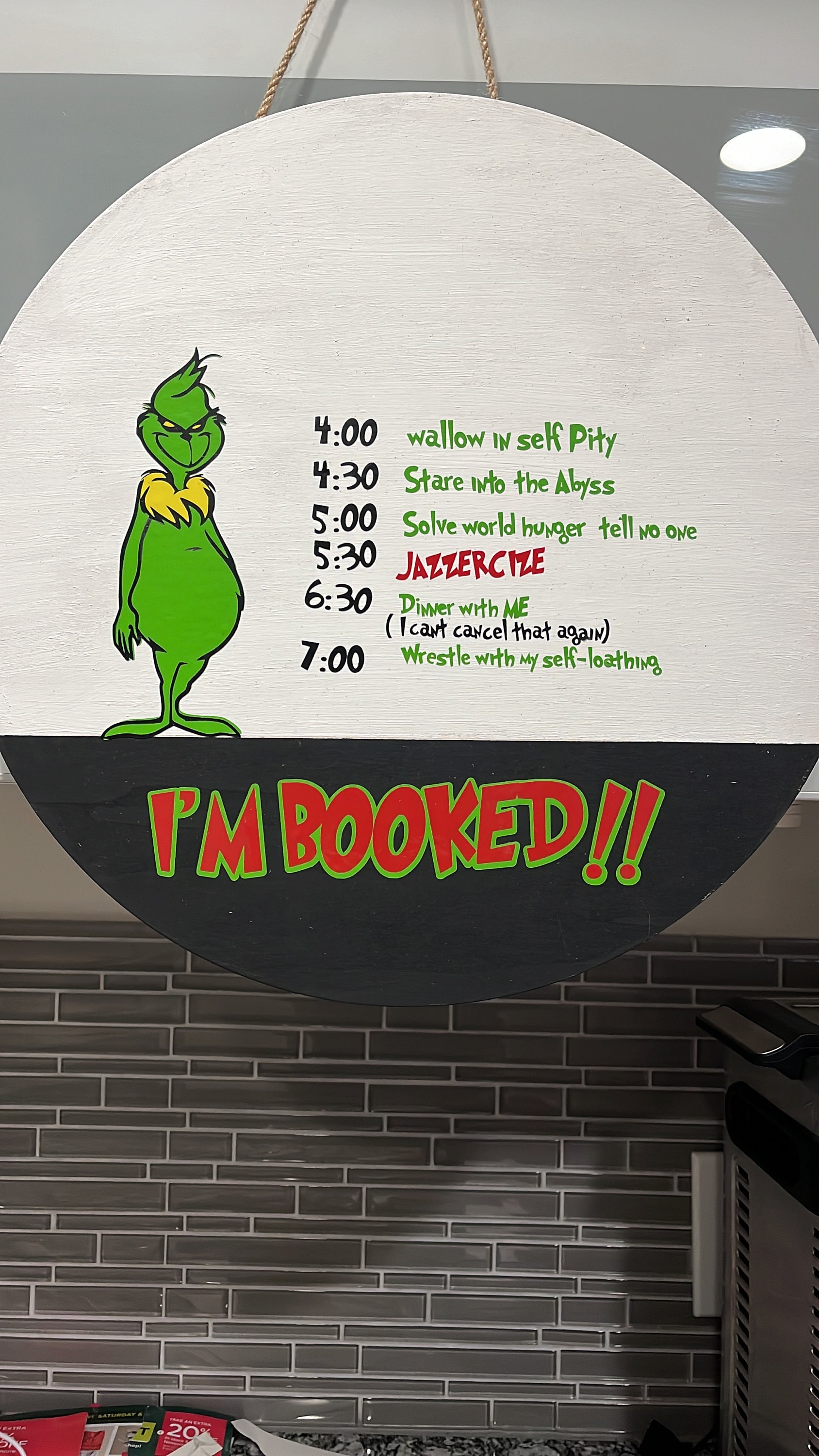 My Day Grinchmas Door Sign Grinch Themed Door Sign Christmas Door Sign ...
