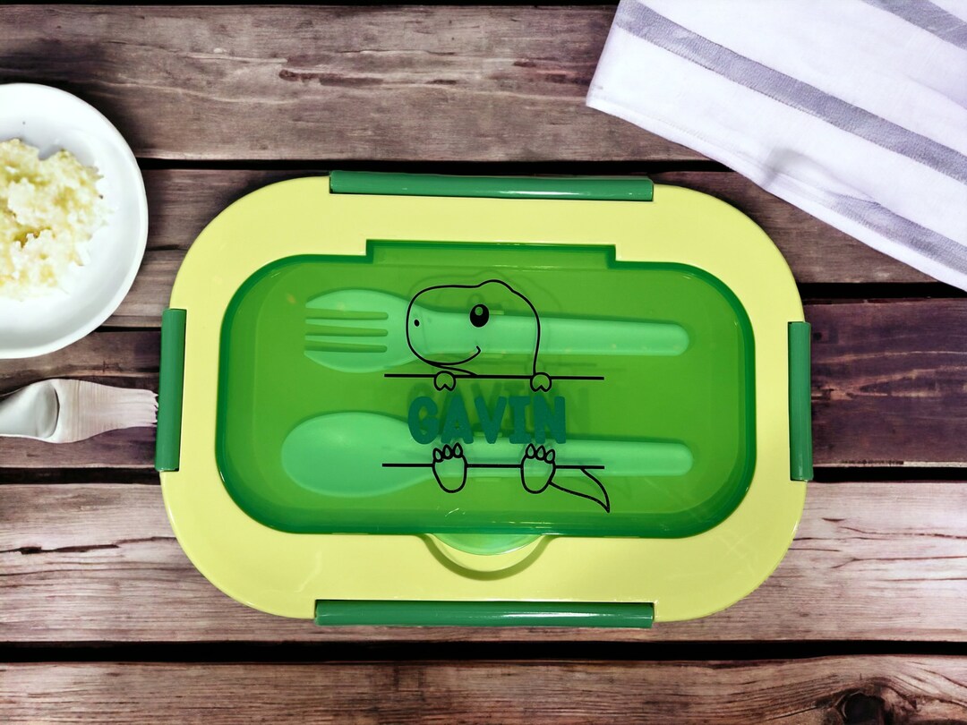PERSONALIZED LUNCH BOX Microwave Safe Lunch Box Cute Snack Container ...