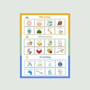 PRINTABLE HOMESCHOOL Schedule,daily Homeschool Schedule, Homeschool ...