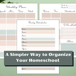 2023 HOMESCHOOL PLANNER PRINTABLE Homeschool Planner - Etsy
