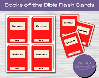 Books of the Bible Printable - Etsy