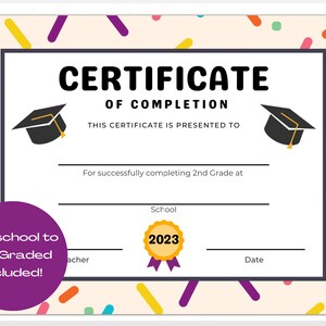 PRINTABLE GRADUATION DIPLOMA, Graduation Diploma, Instant Download ...