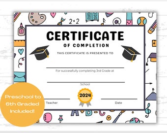 PRINTABLE GRADUATION DIPLOMA, Graduation Diploma, Instant Download ...