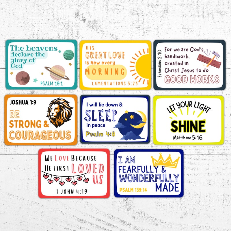 Bible Verses Kids - Etsy