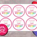 CUSTOM POP IT Valentine Tags, Pop It Tags, Personalized Valentine's Day ...