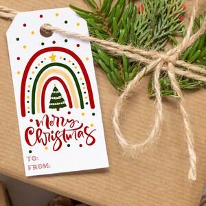 CHRISTMAS GIFT TAGS, Printable Christmas Gift Tags, Christmas Gift ...