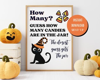 Halloween Candy Corn Relay Game Sign Digital Print, Instant Download - Etsy