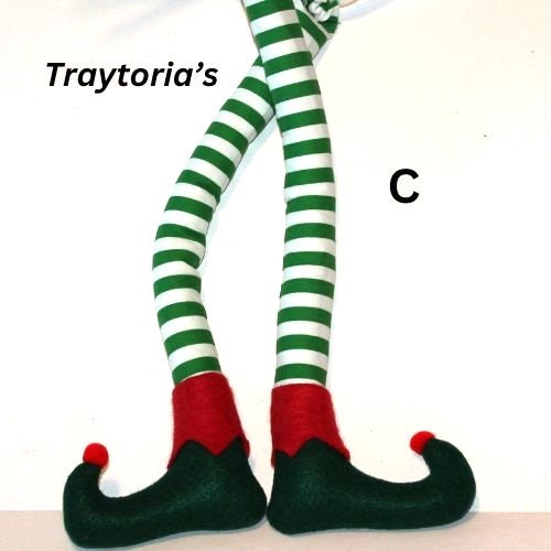 Elf Legs, Wired Elf Legs, Holiday Elf Decorations, Pose-able Elf Legs ... Elf Legs, Wired Elf Legs, Holiday Elf Decorations, Pose-able Elf Legs ...
