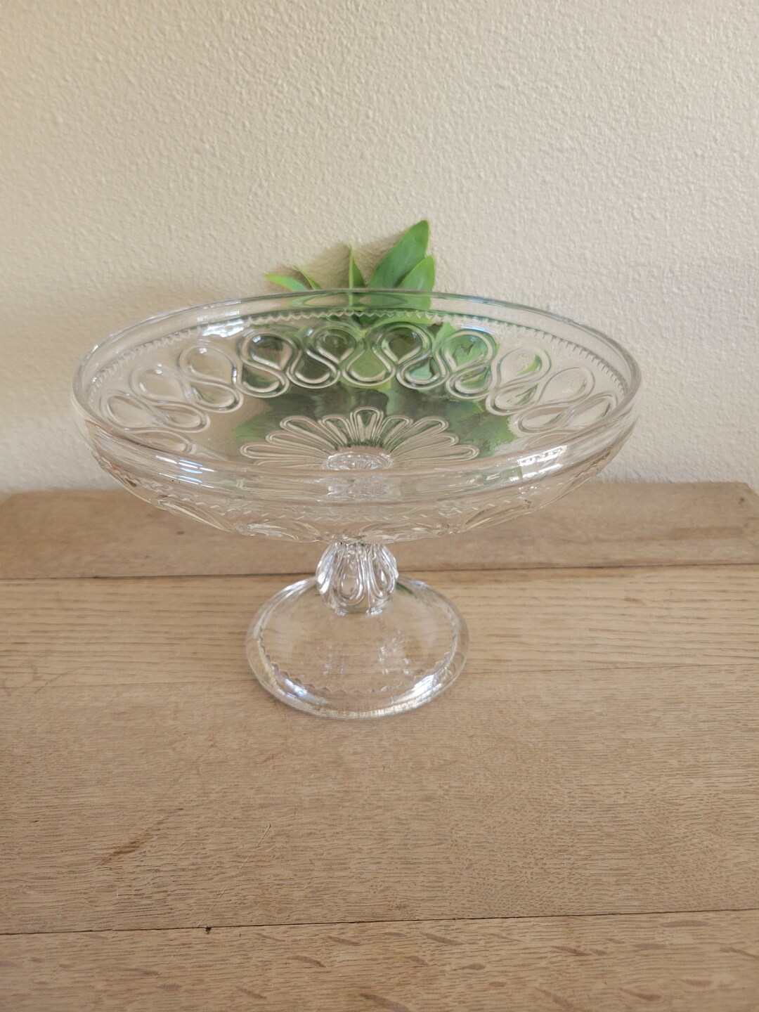 Vintage/antique Bryce Brothers Ribbon Pattern Compote - Etsy