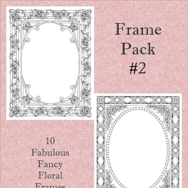 Fancy Digital Frames - Etsy