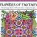 Flowers of Fantasy - A Coloring Book of Fantastical Flower Designs ...