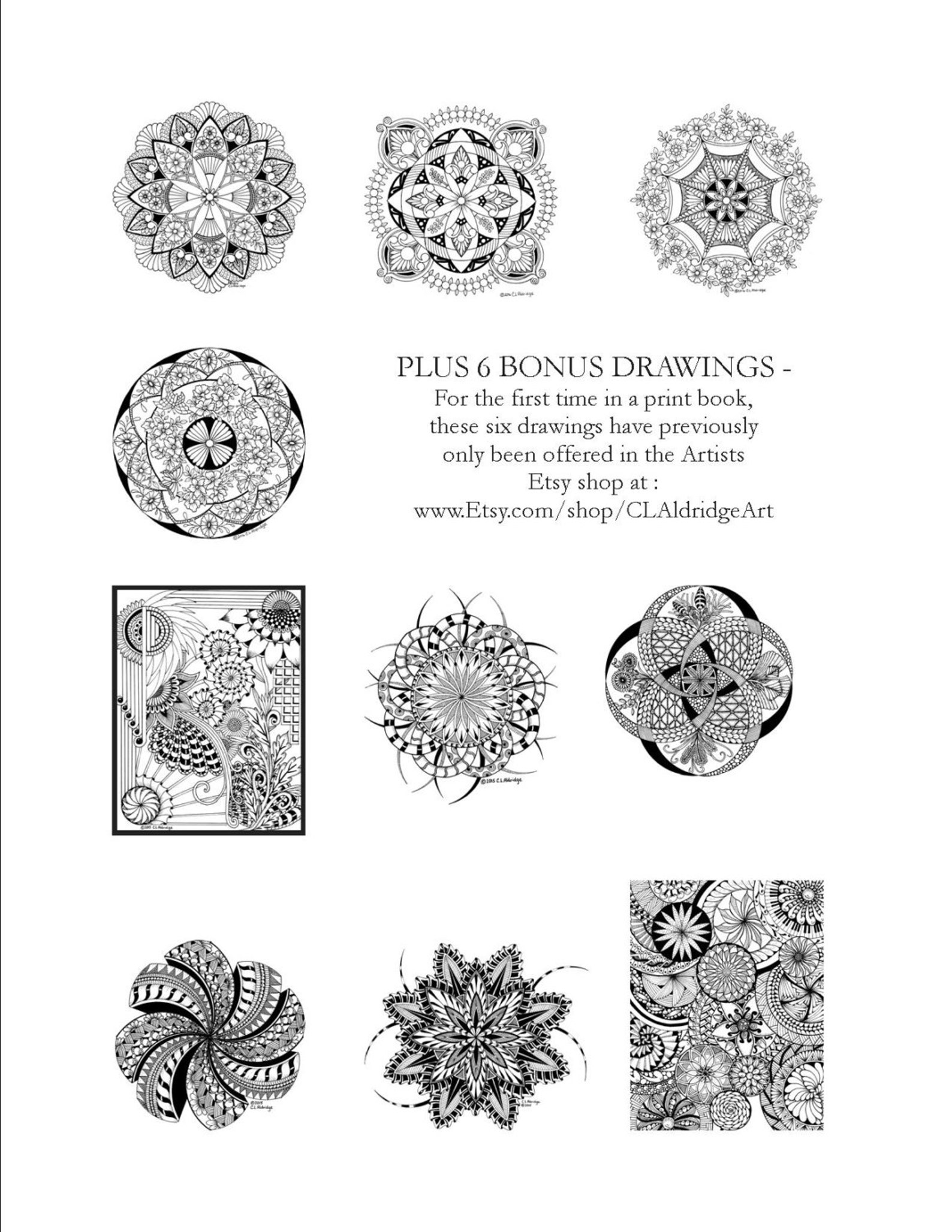 Flowers and Whimsy - Adult Coloring Book of Fun to Color Ornamental ...