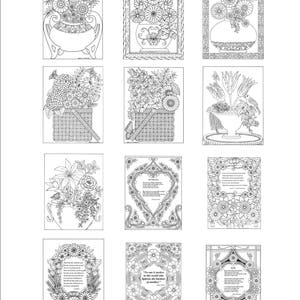 Flowers of Fantasy - A Coloring Book of Fantastical Flower Designs ...