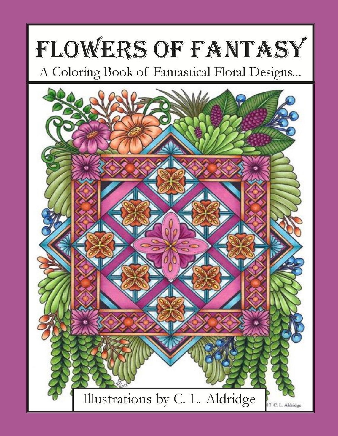Flowers of Fantasy A Coloring Book of Fantastical Flower - Etsy