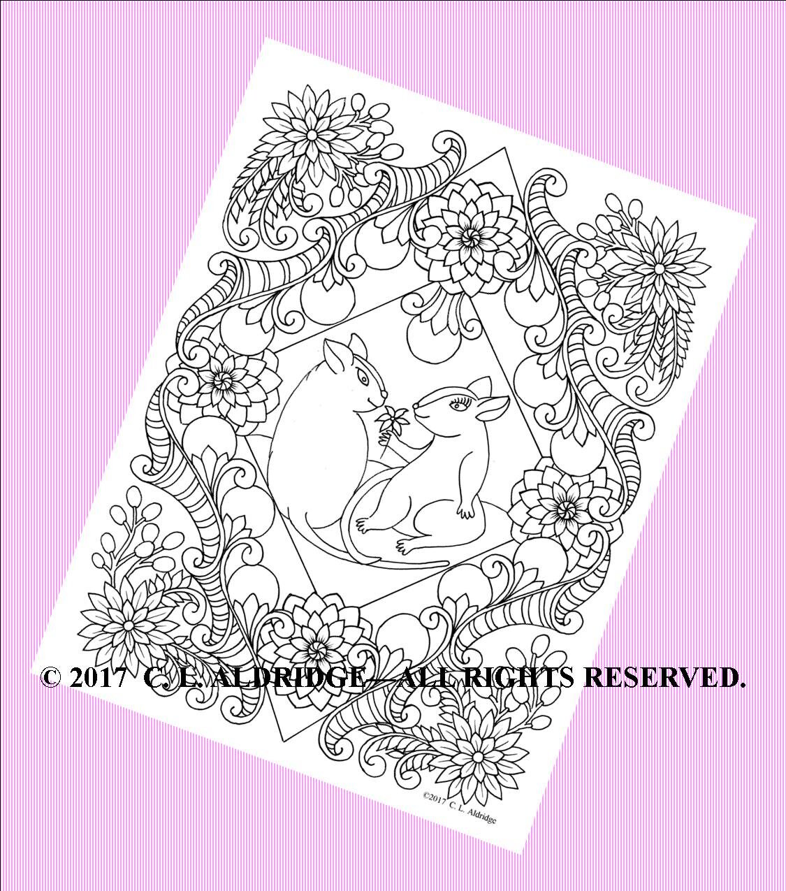 Set of Six (6) - the Small Kindnesses Series - Flowers, Mouse, Mice ...