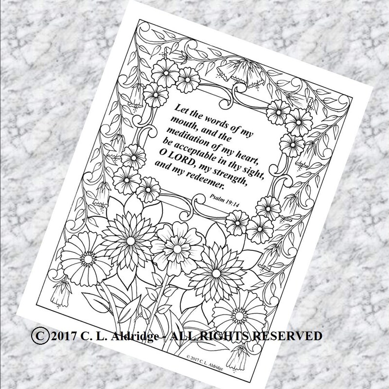 Psalm 19 14 - Etsy