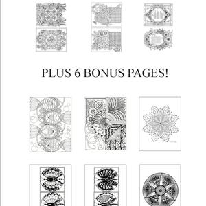 Flowers of Fantasy - A Coloring Book of Fantastical Flower Designs ...