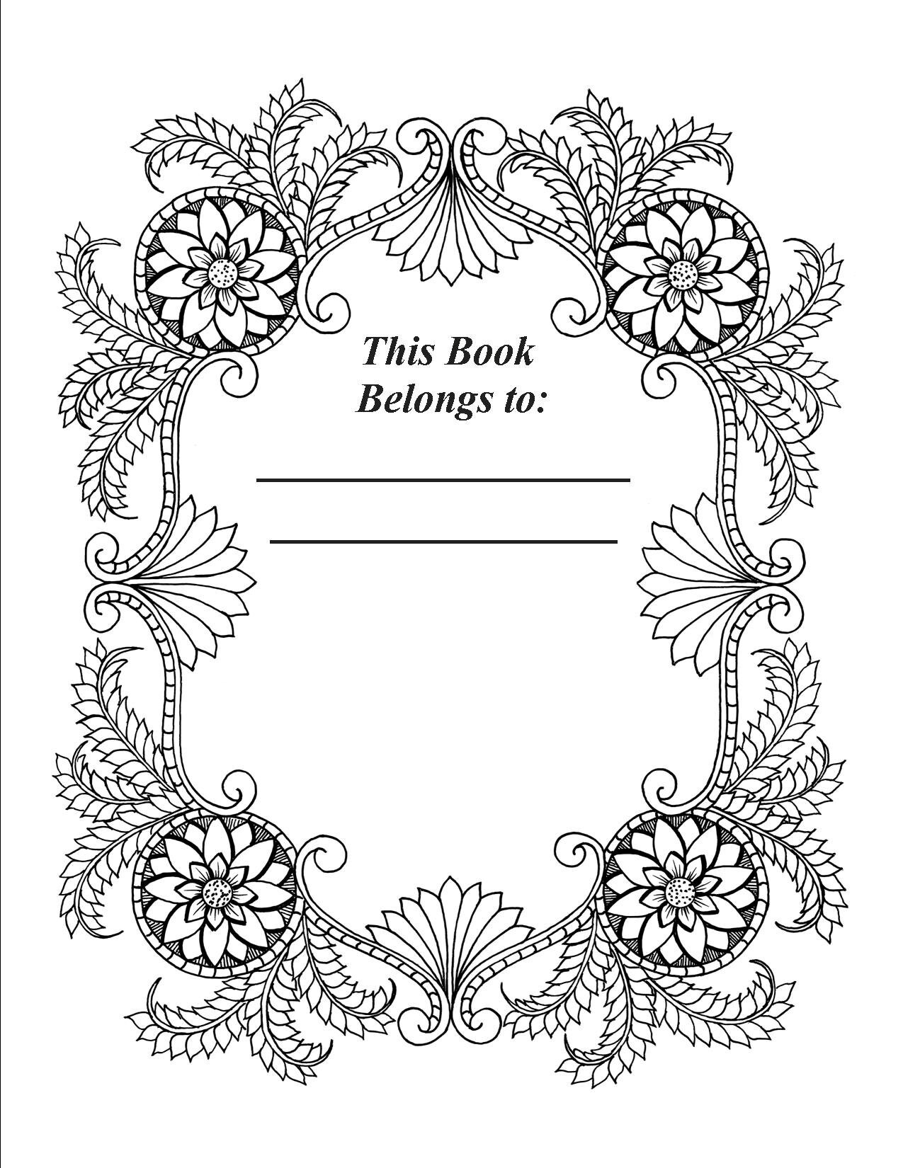 Fabulous Flowers A Coloring Book of Flowers Imagination and | Etsy