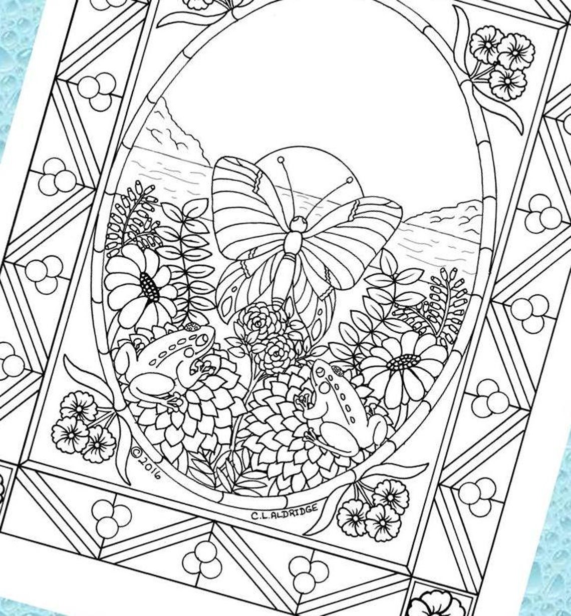 Greet the Dawn - Coloring Page - Etsy