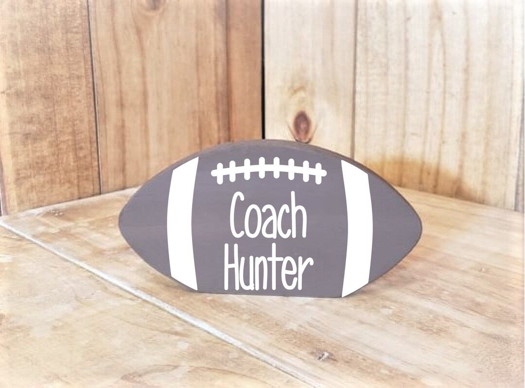 Personalized Football Name Plate, Football Name Plate, Football Gifts ...