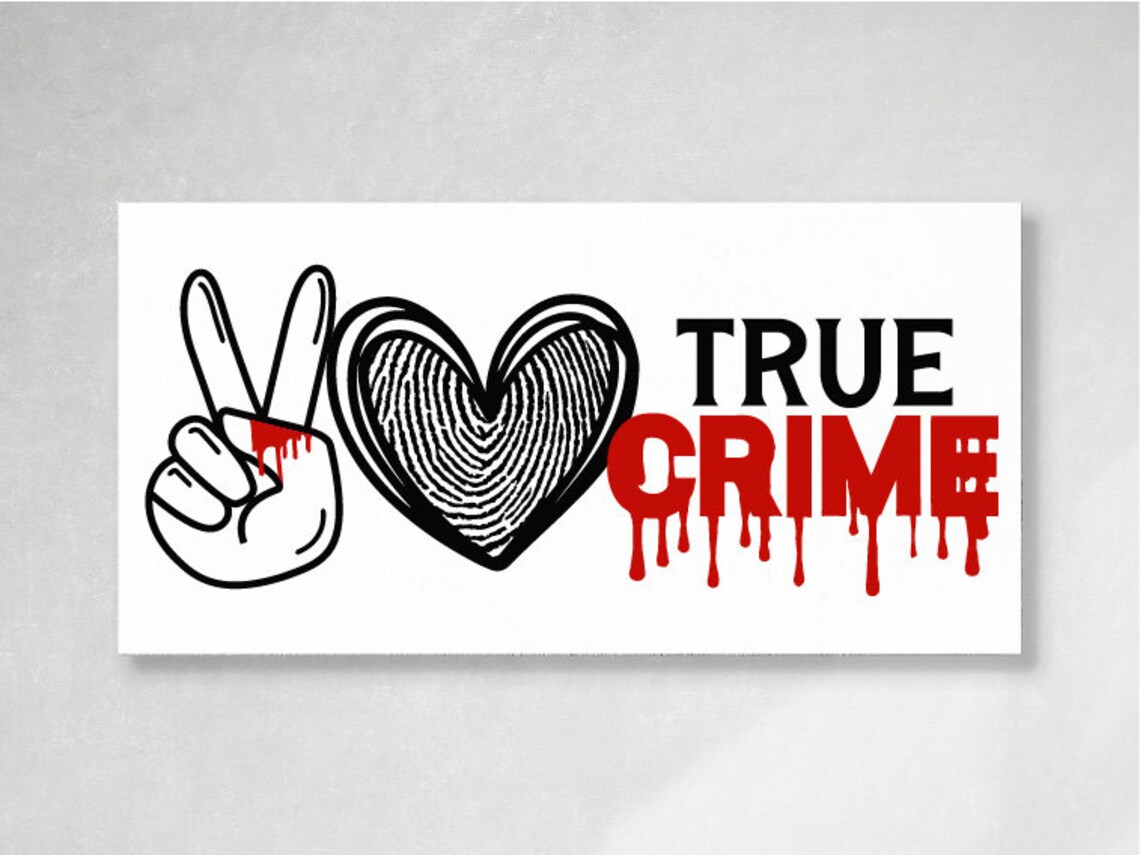 True Crime Wood Sign True Crime Home Decor True Crime Wall - Etsy