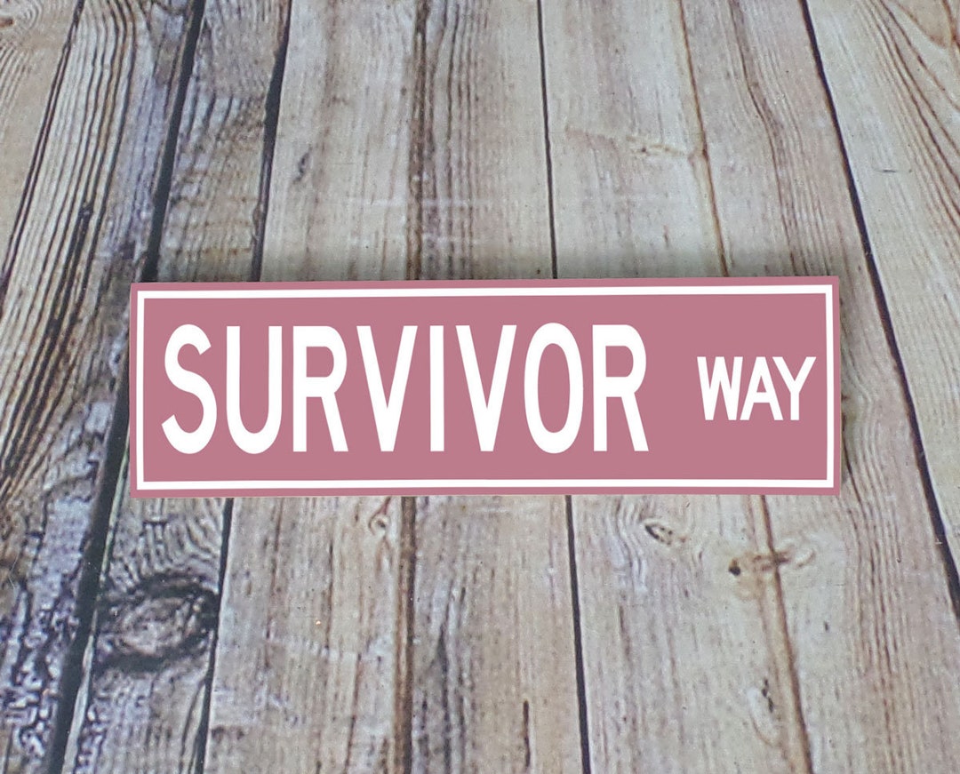 Survivor, Cancer Survivor Sign, Custom Street Sign, Cancer Survivor ...