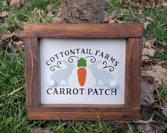 Cottontail Farms Wood Sign - Etsy