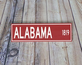 Alabama State Sign - Etsy