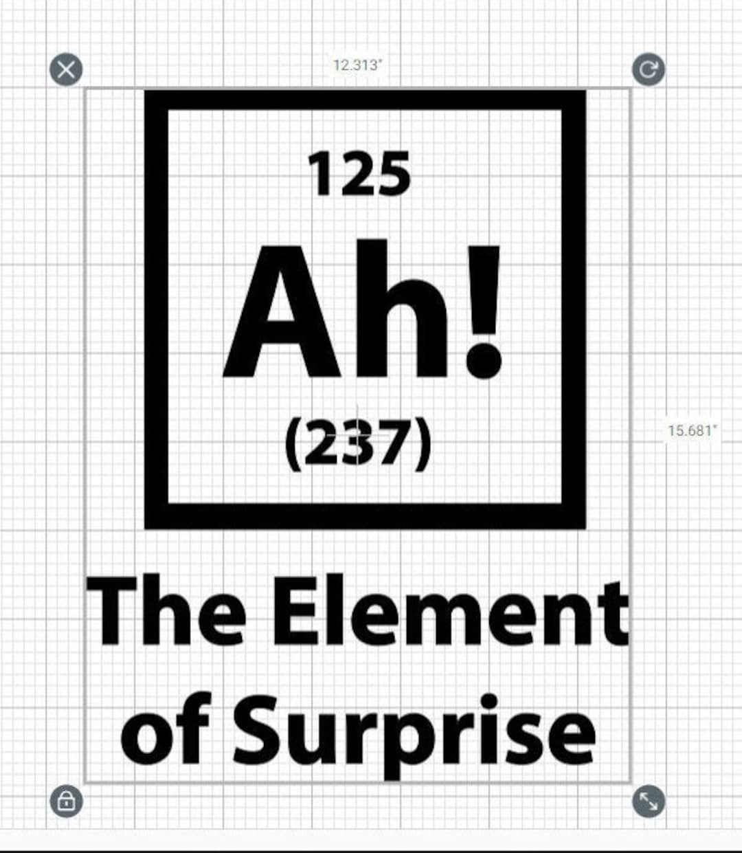 Ah! the Element of Surprise Digital Download SVG - Etsy