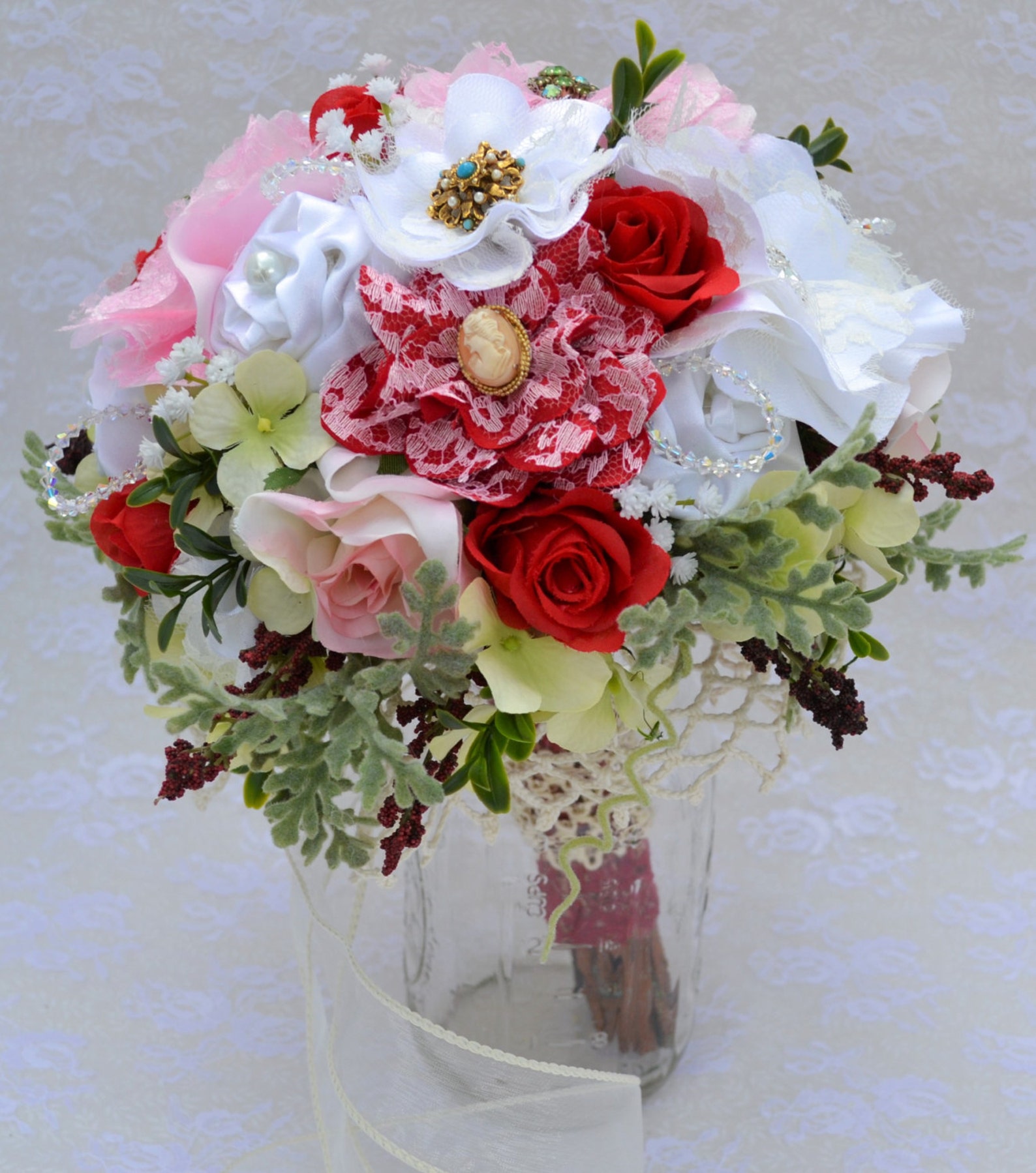 Wedding Brooch Bouquet, Custom Brooch Bouquet, Vintage Bridal Brooch ...