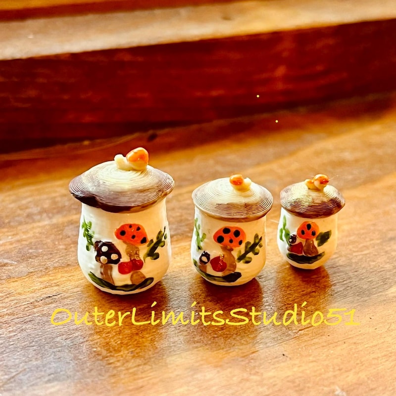 1:12 Scale Canister Set - Etsy