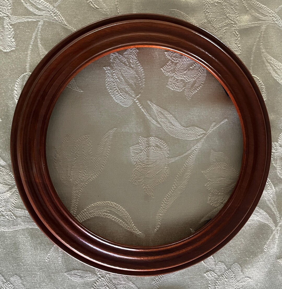 Pair of Vintage Wood Frames for 10 Plates Vh&smith - Etsy
