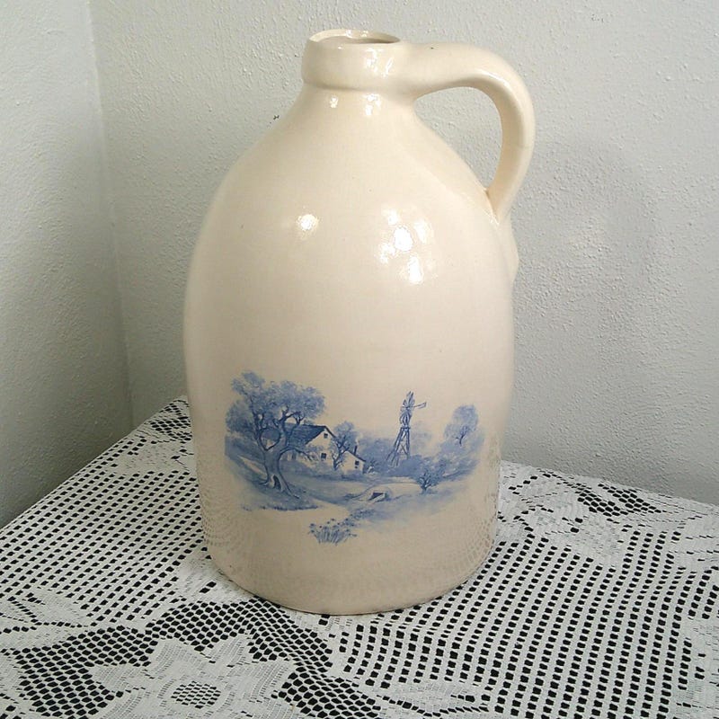 Blue Jug - Etsy