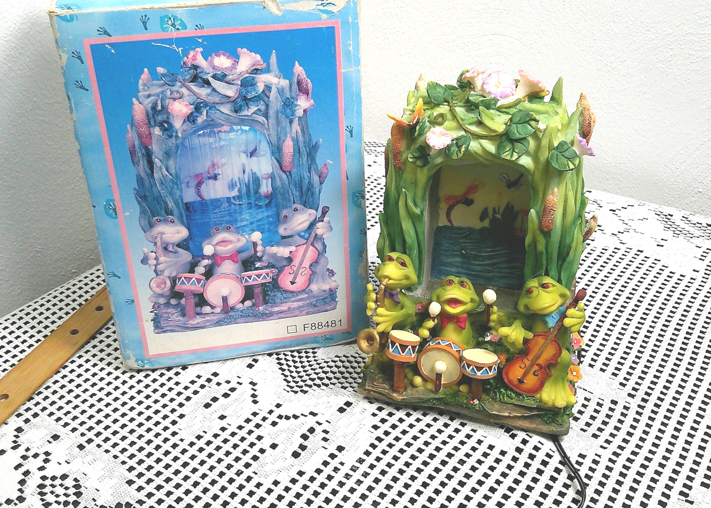 Rare Vintage Turtle King Corp Frogs: Lighted Musical Instrument ...