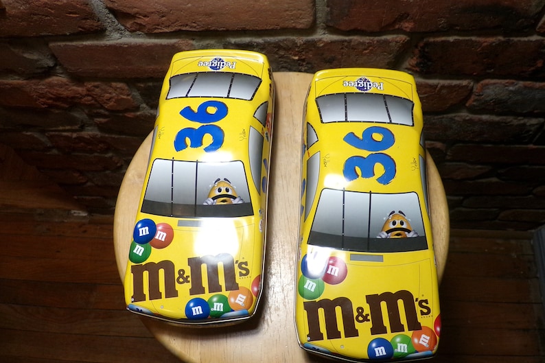 M&ms 36 Tin Car Container 36 Ken Schrader Candy Tin Racing - Etsy