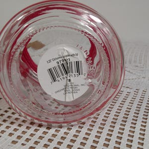 Vintage Greenbrier International Glass Christmas Jar With Lid, Candy ...
