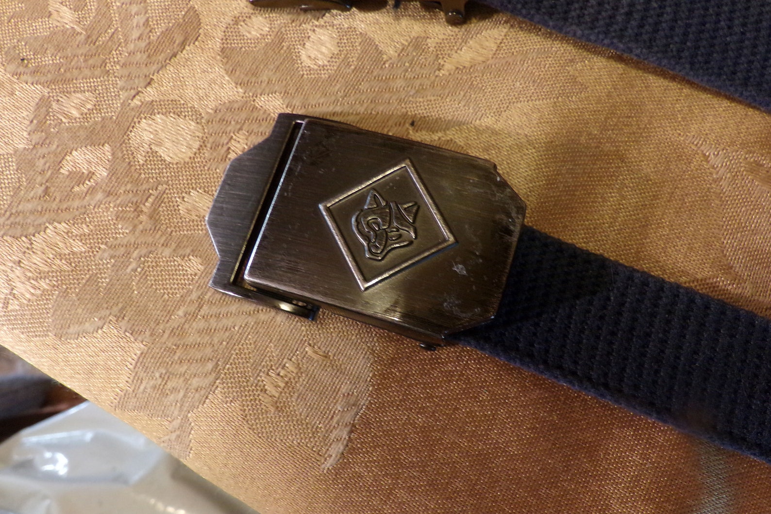 Vintage Blue Cub Scouts Brass Belts With Buckles, Vintage Cub Scout ...