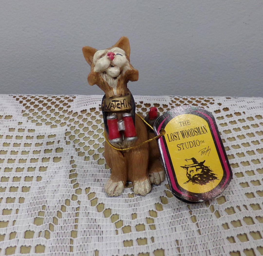 Rick Rowley Rare Cat Figure the Lost Woodsman, Lost Woodsman Cat ...