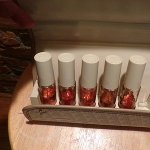 Vintage Avon Sales Sample Case With 5 Sample Bottles, 1970’s Avon ...