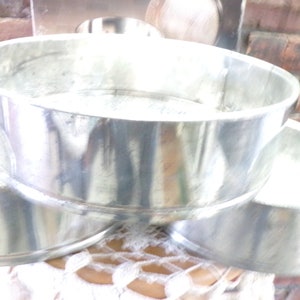 Vintage Springform Pans, 3-piece Cake Pan Set, 3 Buckle Metal Tin ...