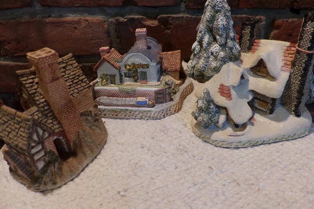Vintage David Winter Snow Cottages, Collectible David Winter Bakehouse ...