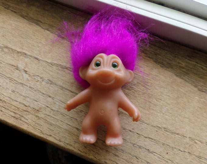 Pink Troll Doll Vintage Troll Doll Mini Troll Doll - Etsy